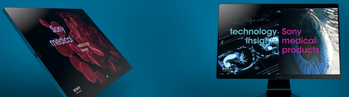 Interactive app for Sony Medical product portfolio