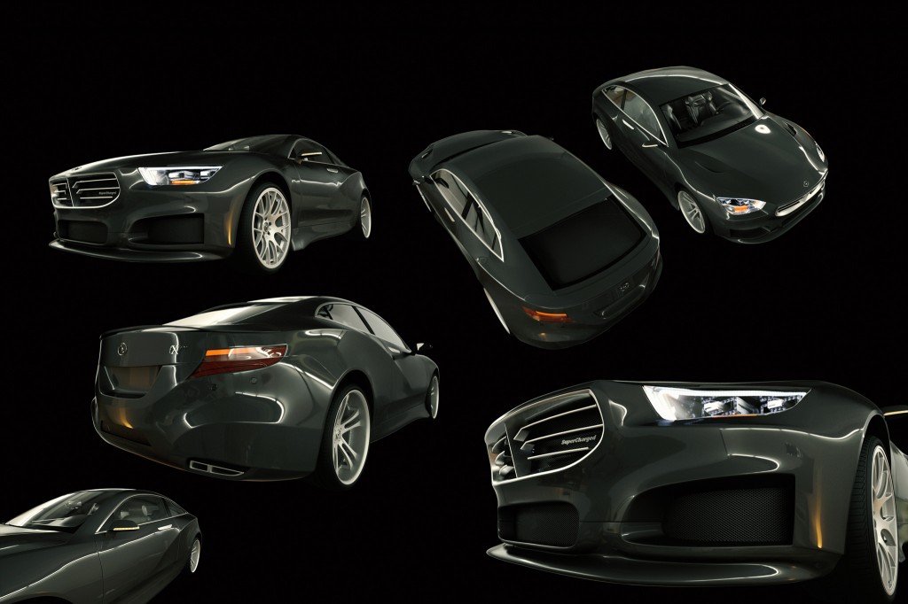 Animation of custom designed vehicles for TRW Automotive